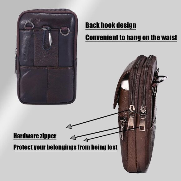 vigor | Bags | Crossbody Bag First Layer Vintage Waist Pack Perfect For ...